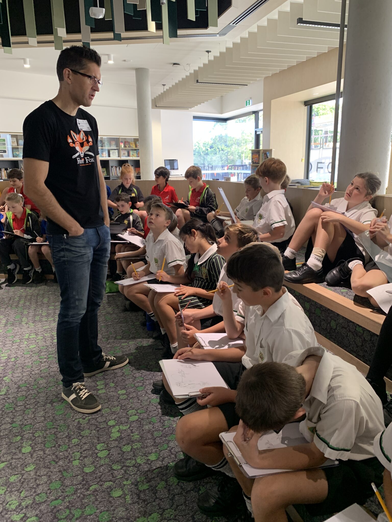 What a treat for our Junior Years: Dr Cameron Stelzer visits our new ...
