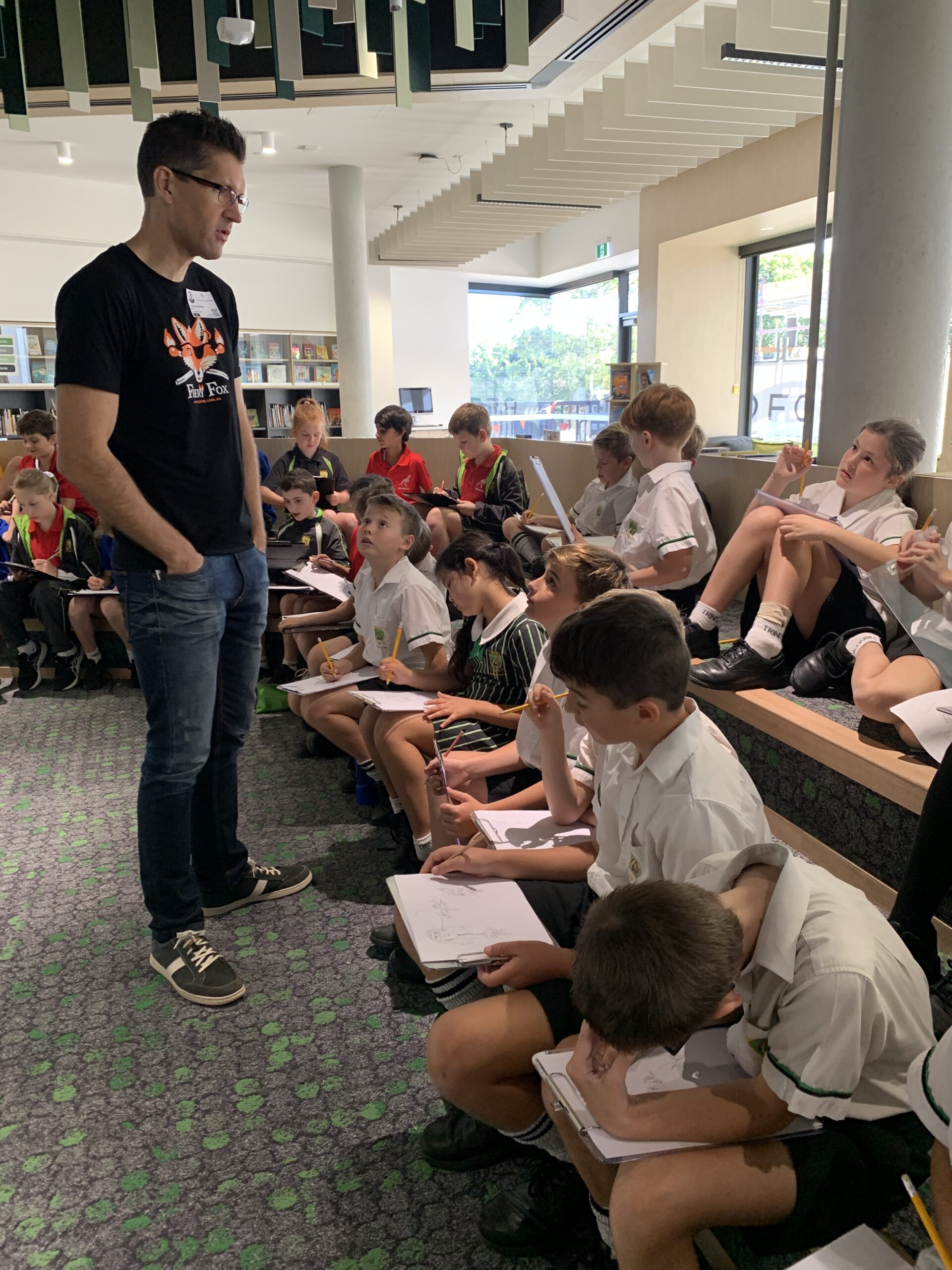What a treat for our Junior Years: Dr Cameron Stelzer visits our new ...