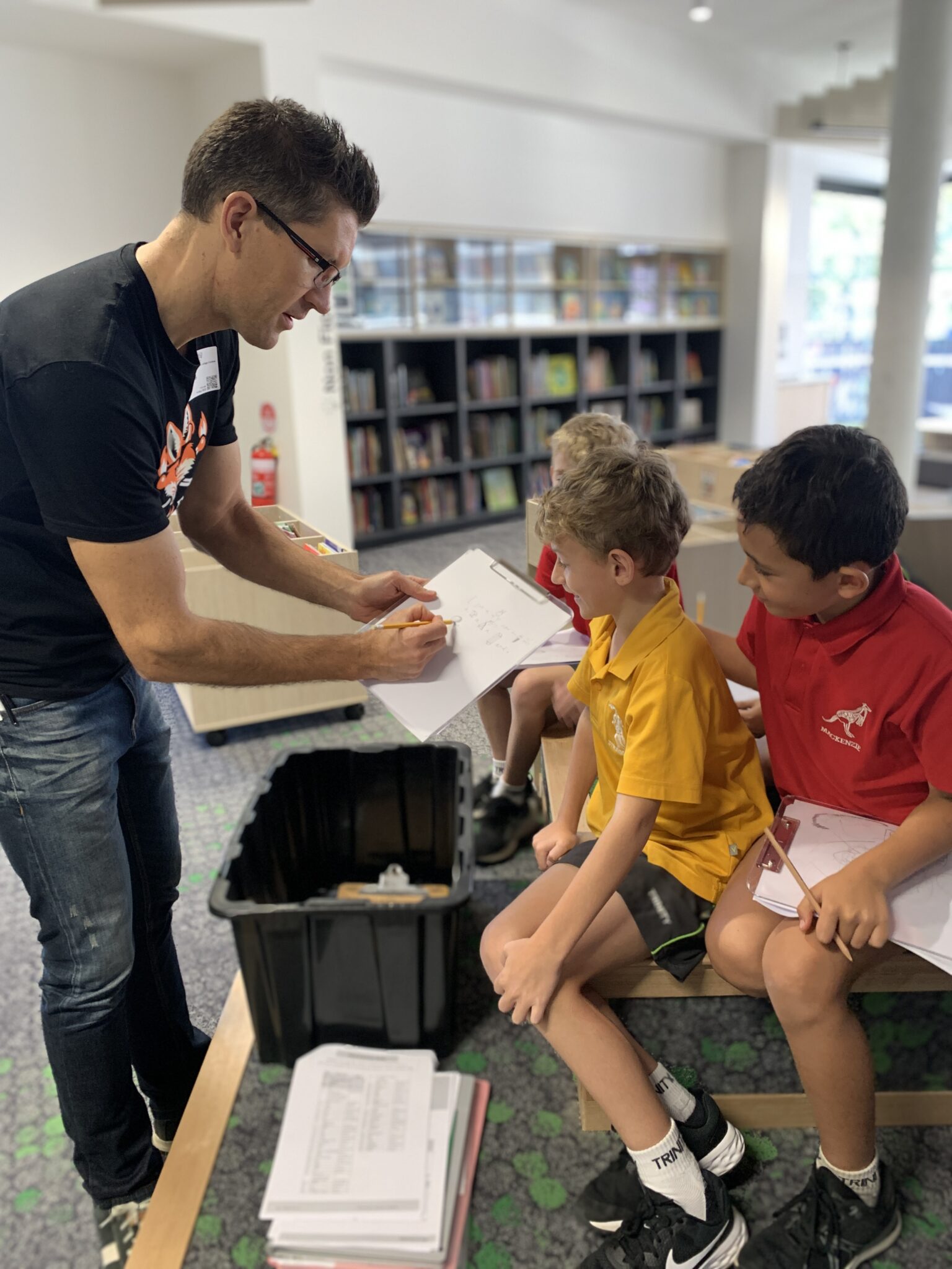 What a treat for our Junior Years: Dr Cameron Stelzer visits our new ...