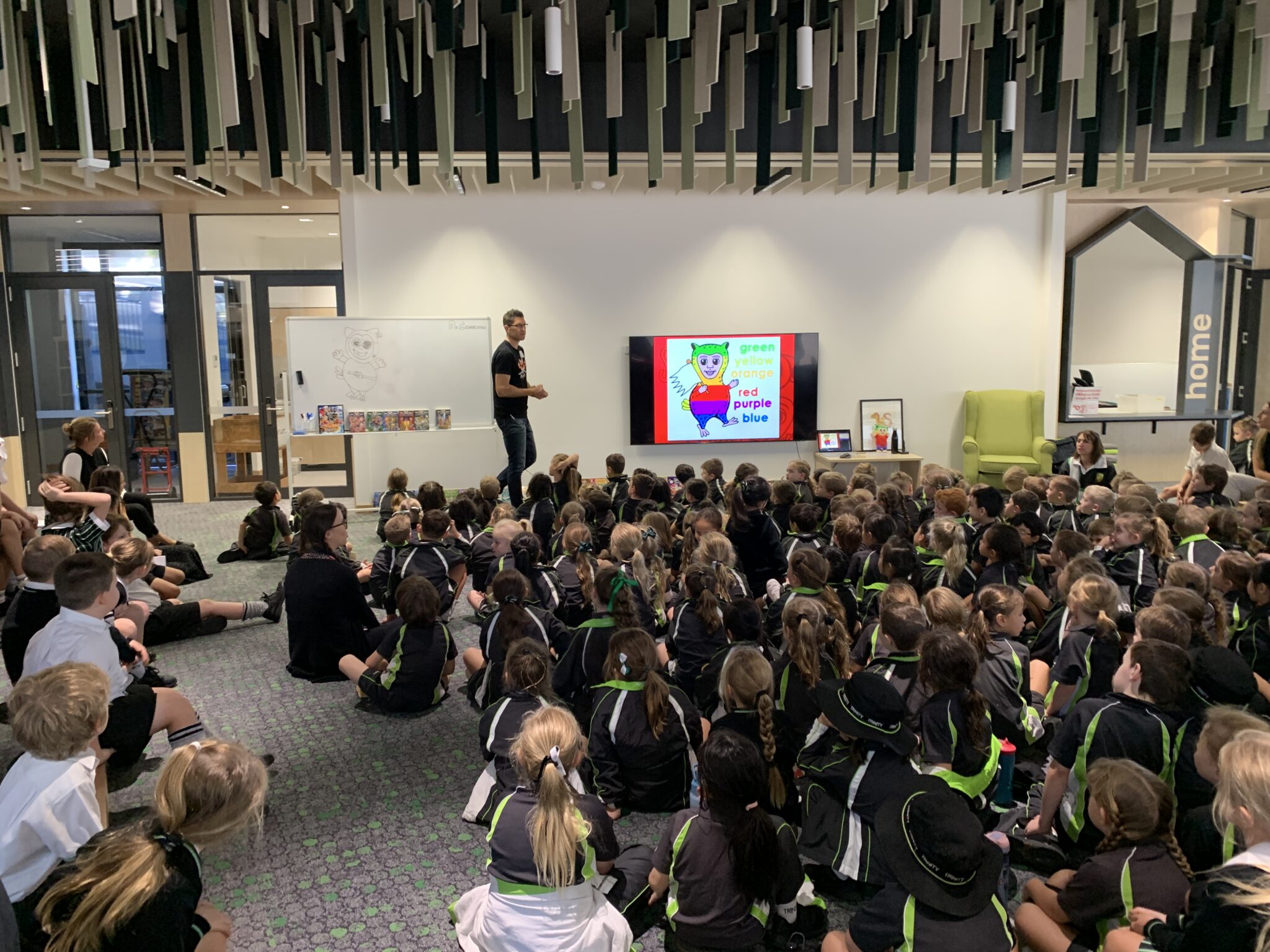 What a treat for our Junior Years: Dr Cameron Stelzer visits our new ...