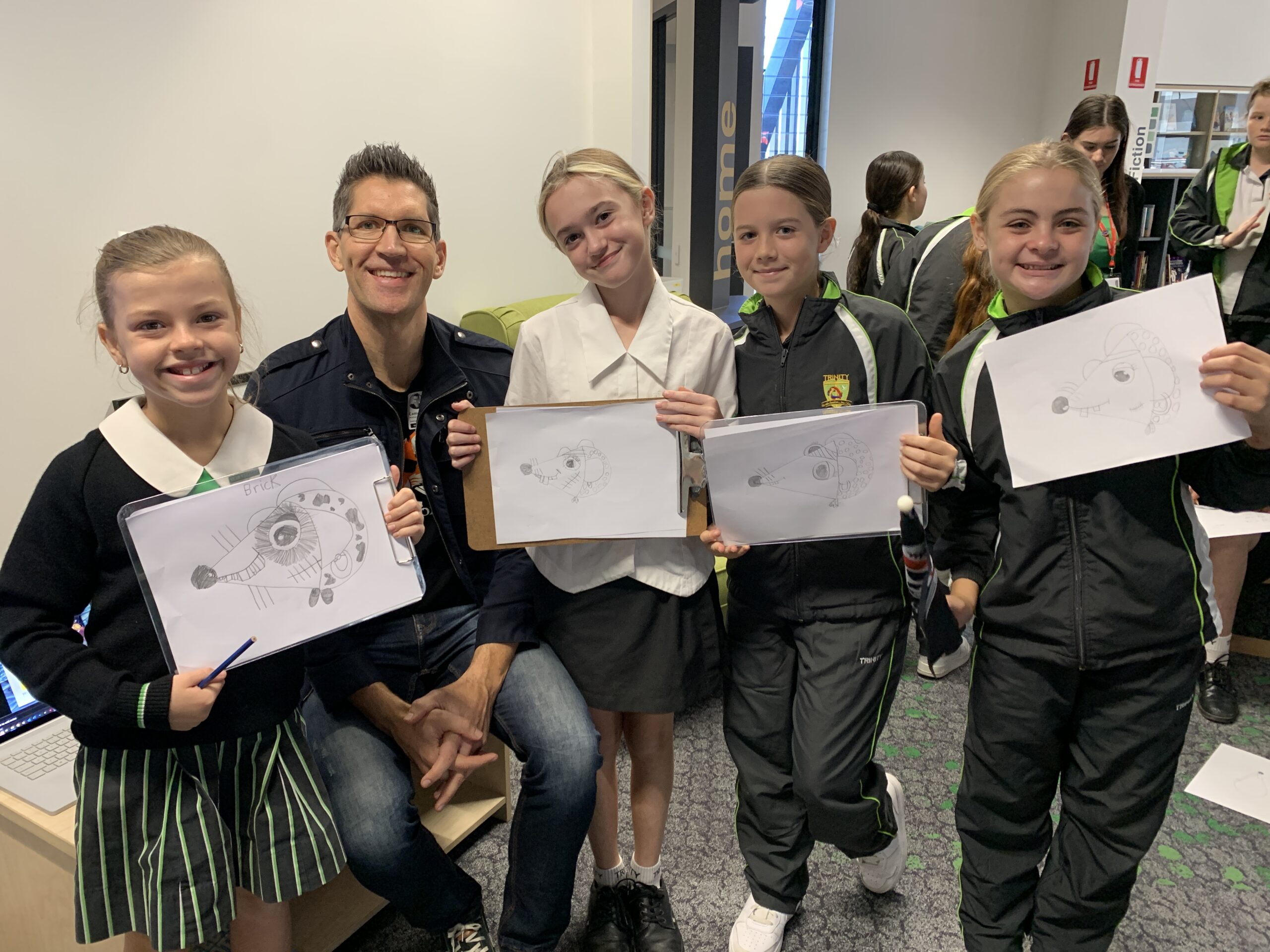 What a treat for our Junior Years: Dr Cameron Stelzer visits our new ...