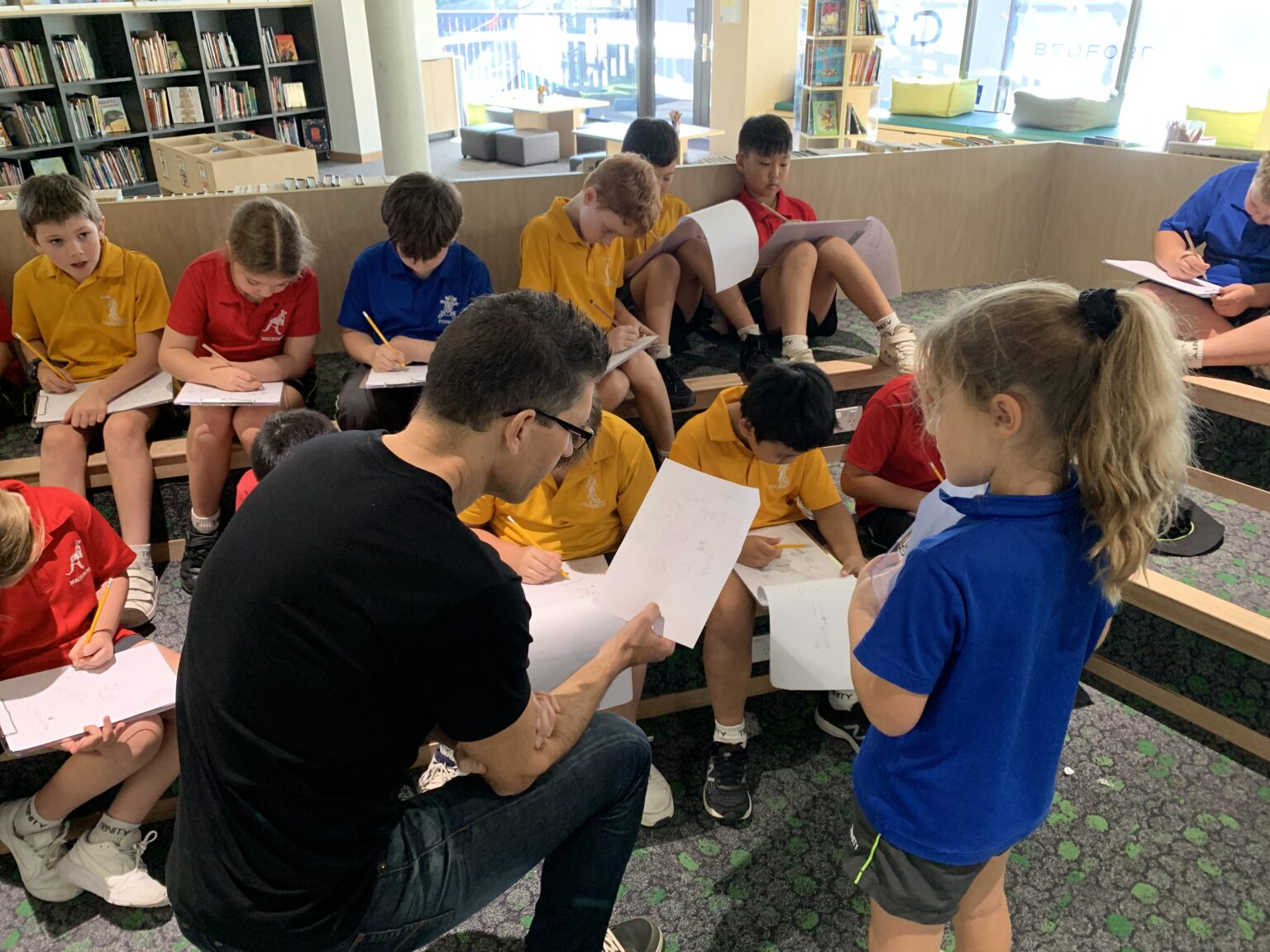 What a treat for our Junior Years: Dr Cameron Stelzer visits our new ...