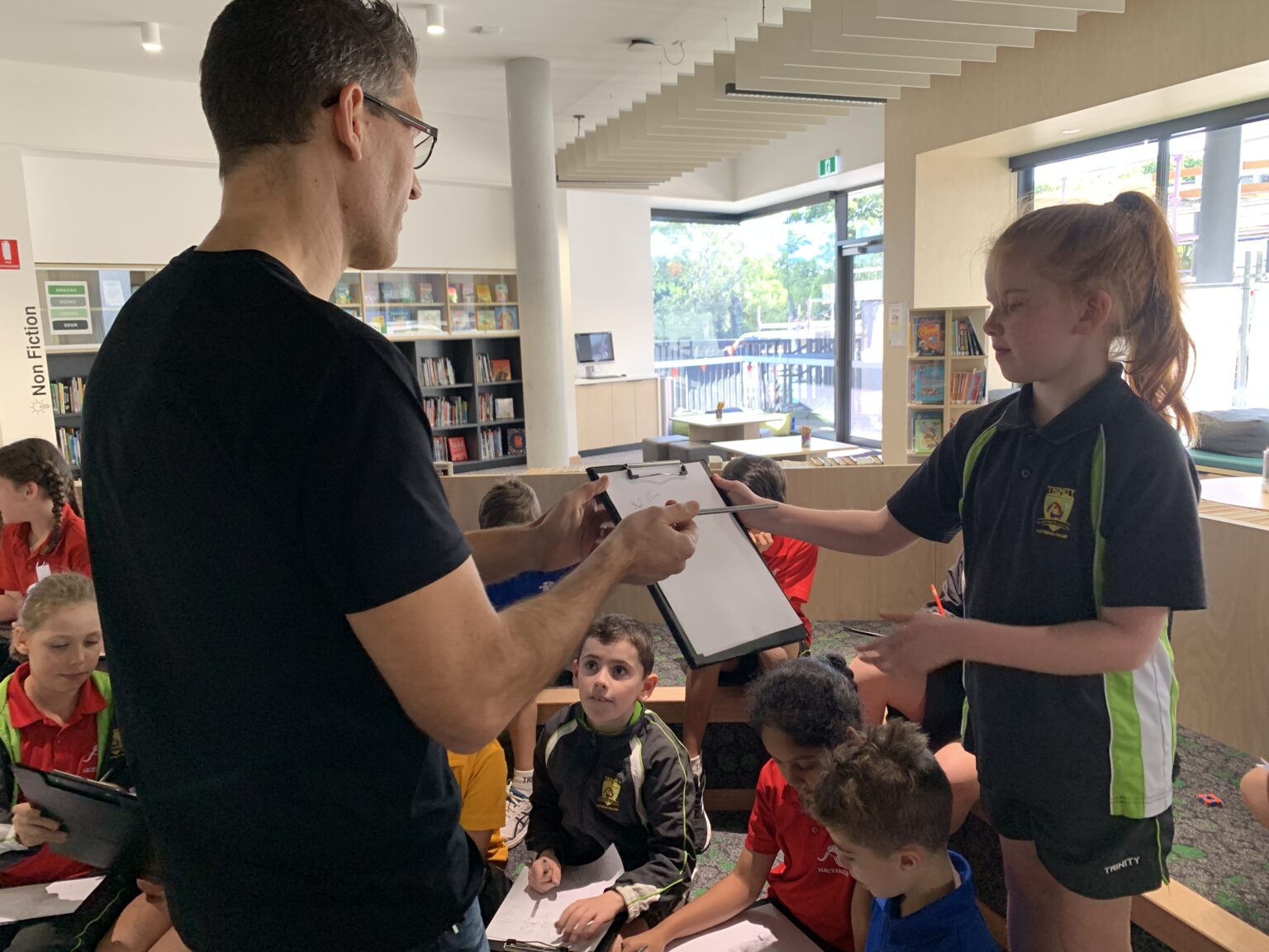 What a treat for our Junior Years: Dr Cameron Stelzer visits our new ...