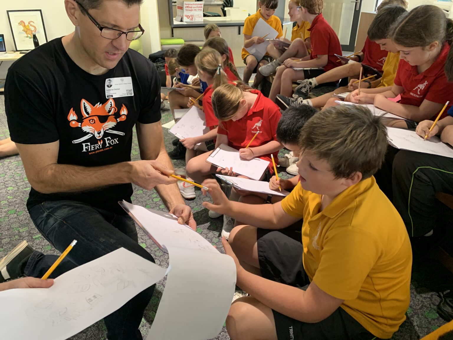 What a treat for our Junior Years: Dr Cameron Stelzer visits our new ...