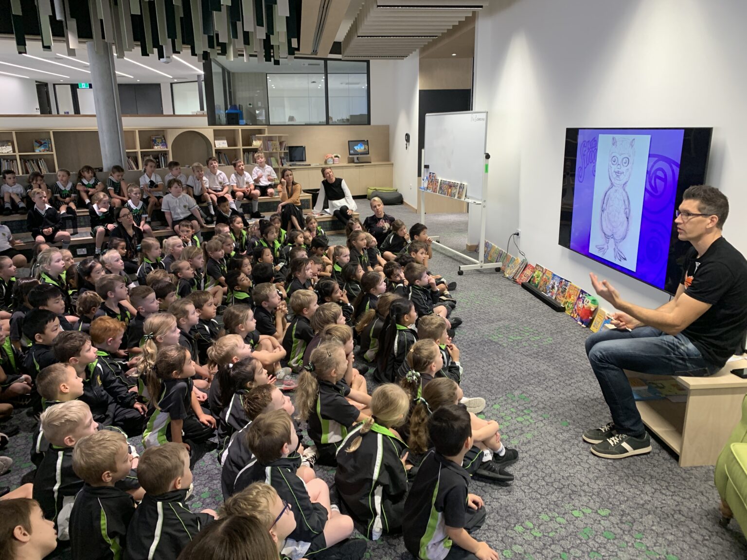 What a treat for our Junior Years: Dr Cameron Stelzer visits our new ...